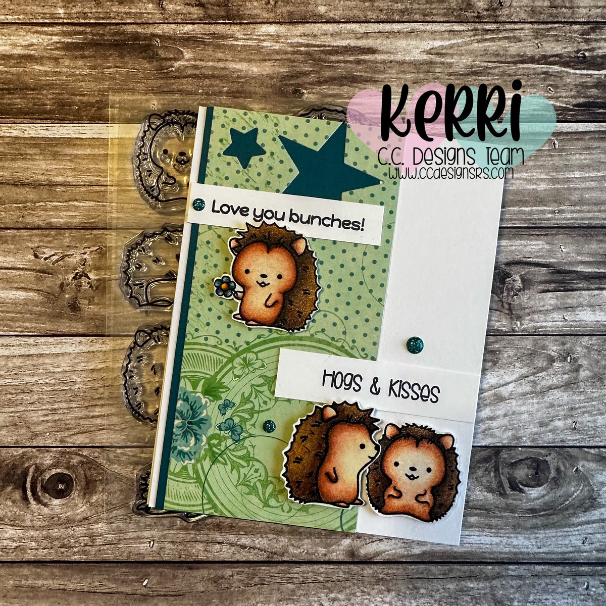 KAWAII HEDGE! – C.C. Designs Rubber Stamps