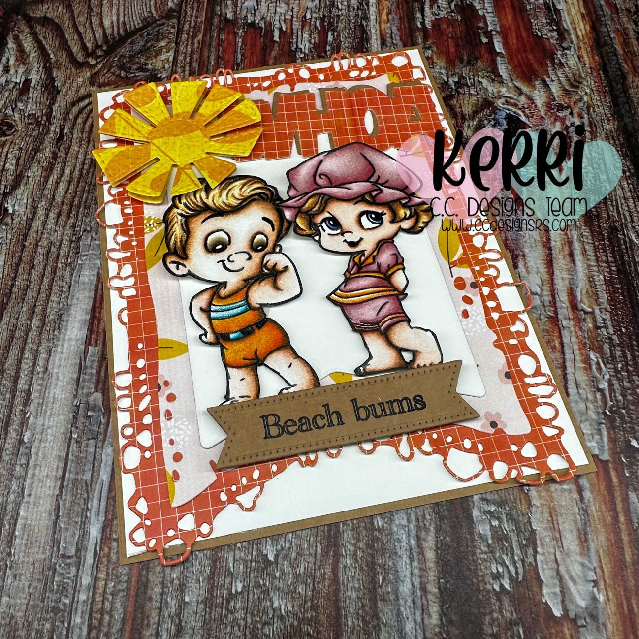 Beach 20’s – C.C. Designs Rubber Stamps