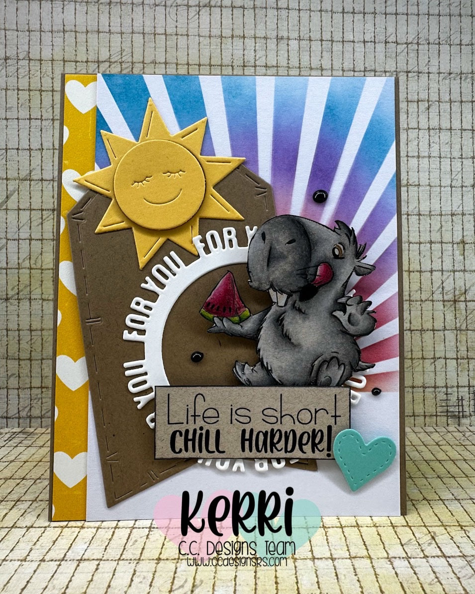Capybara – C.C. Designs Rubber Stamps