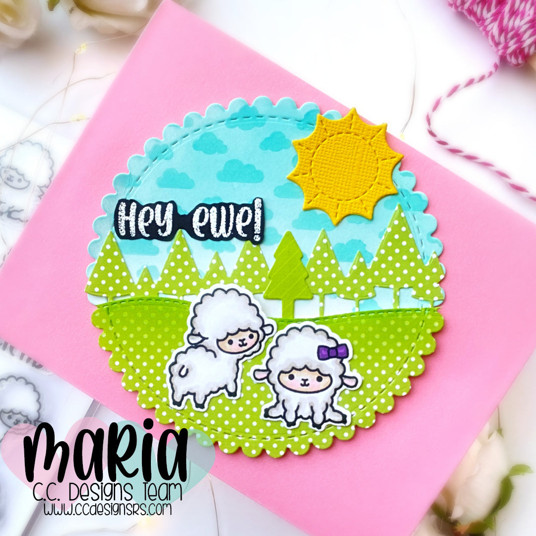 Hey Ewe! – C.C. Designs Rubber Stamps