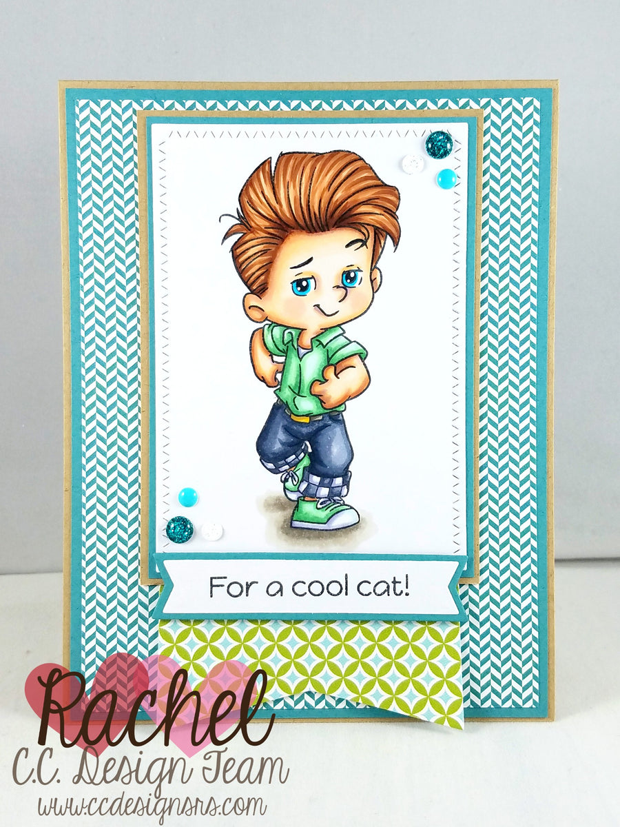 One Cool Cat! – C.C. Designs Rubber Stamps