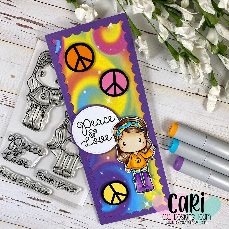 Totally Groovy – C.C. Designs Rubber Stamps