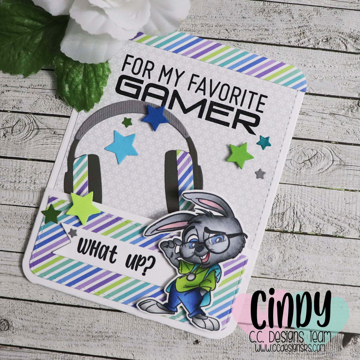 For My Favorite Gamer!!! – C.C. Designs Rubber Stamps