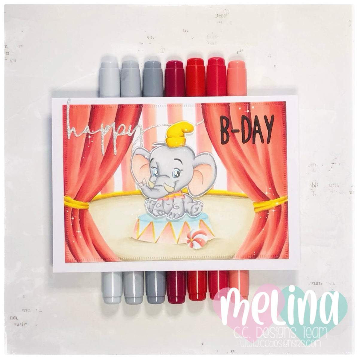⭐️A Disney-Inspired Card Adventure with Dumbo ⭐️ – C.C. Designs Rubber ...