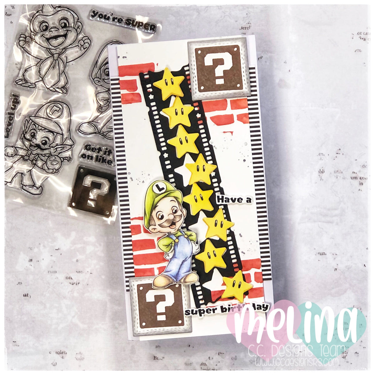 🌟 Super Mario Bros - Luigi on Top 🌟 meets C.C. Designs – C.C. Designs ...