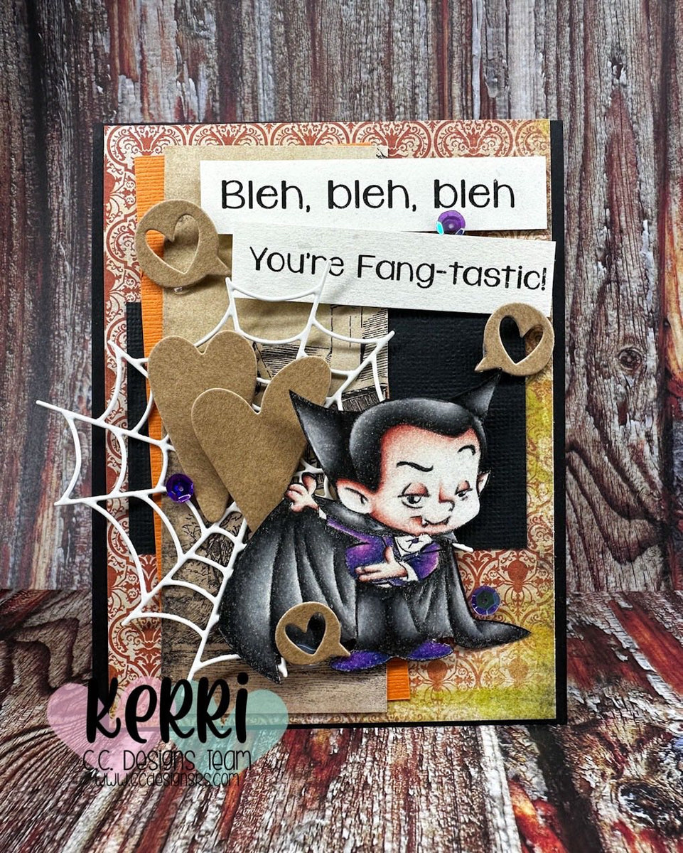 Vampy Hotel Stamp Set – C.C. Designs Rubber Stamps