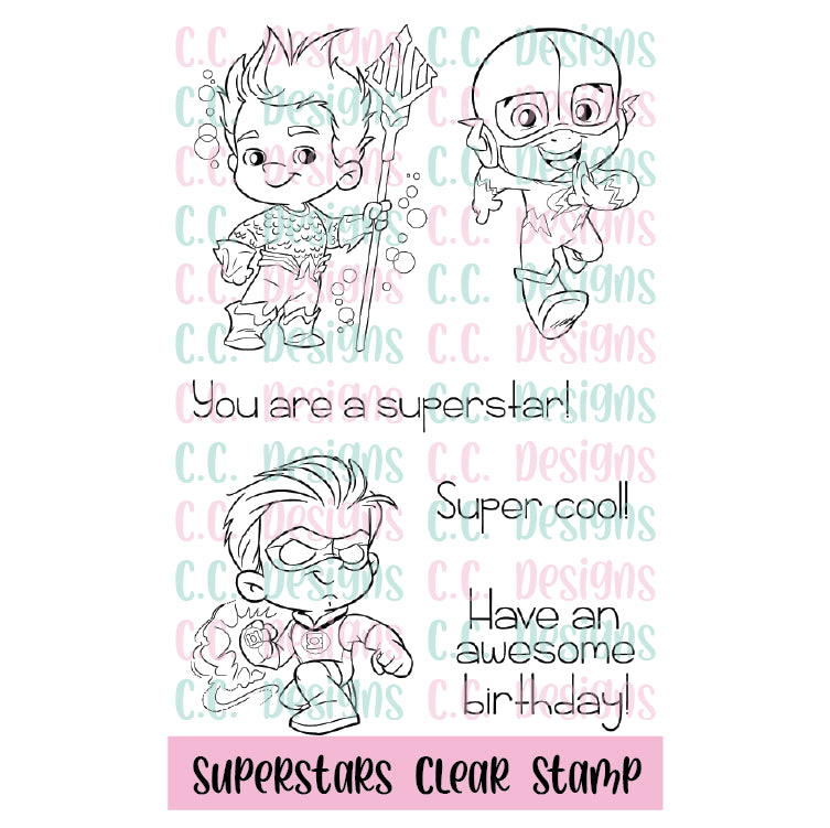 Teen Swissie Clear Stamp Set – C.C. Designs Rubber Stamps
