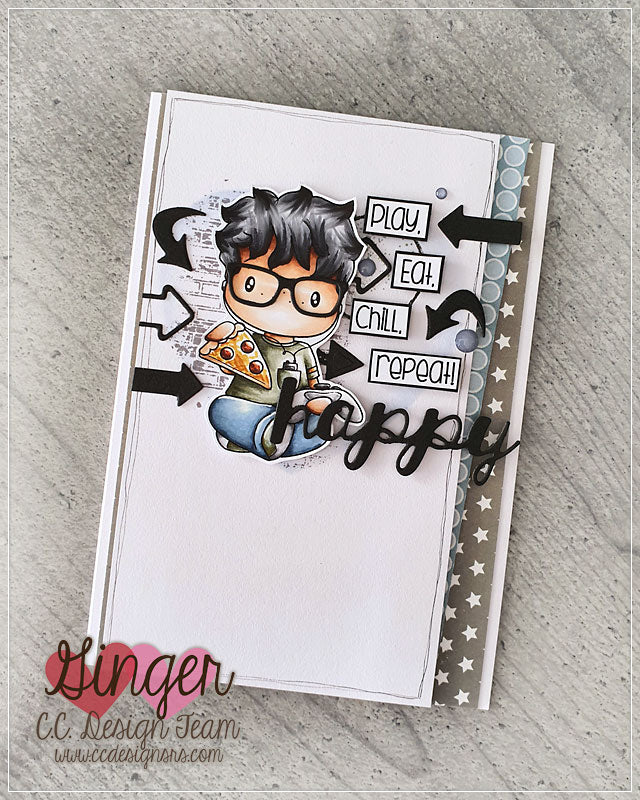 Teen Swissie Clear Stamp Set – C.C. Designs Rubber Stamps