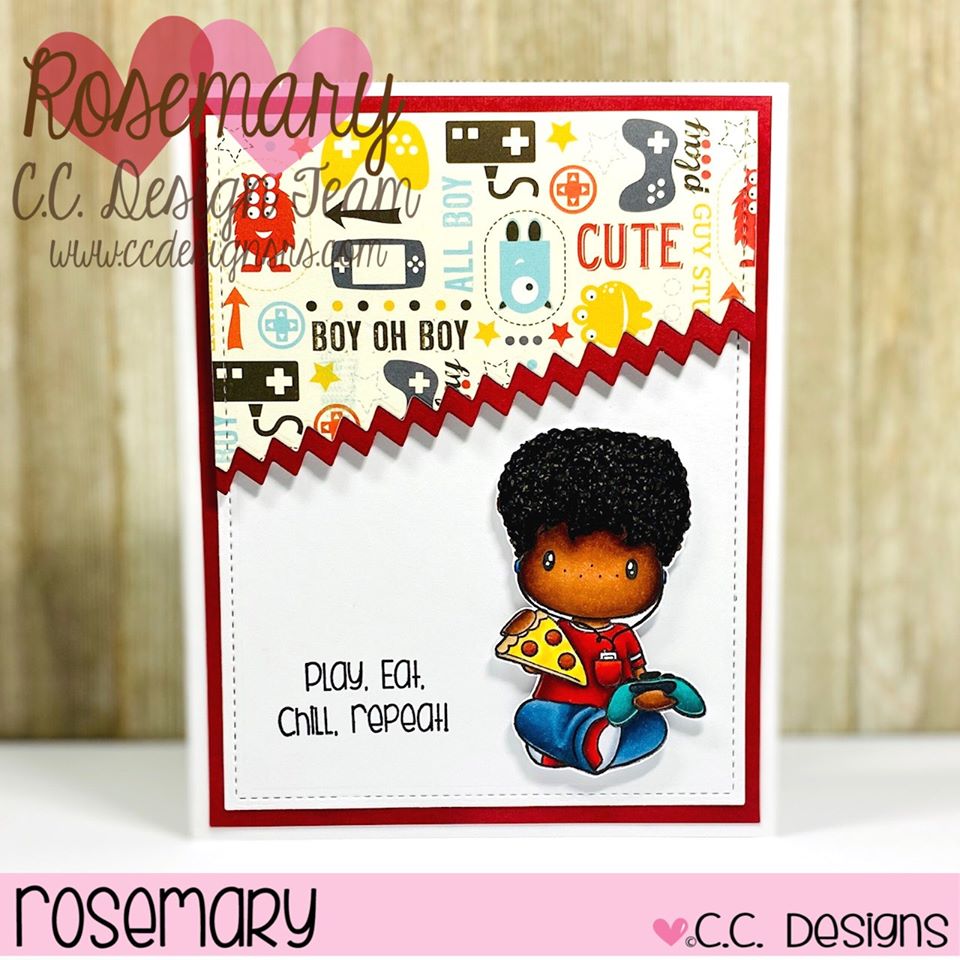 Teen Swissie Clear Stamp Set – C.C. Designs Rubber Stamps