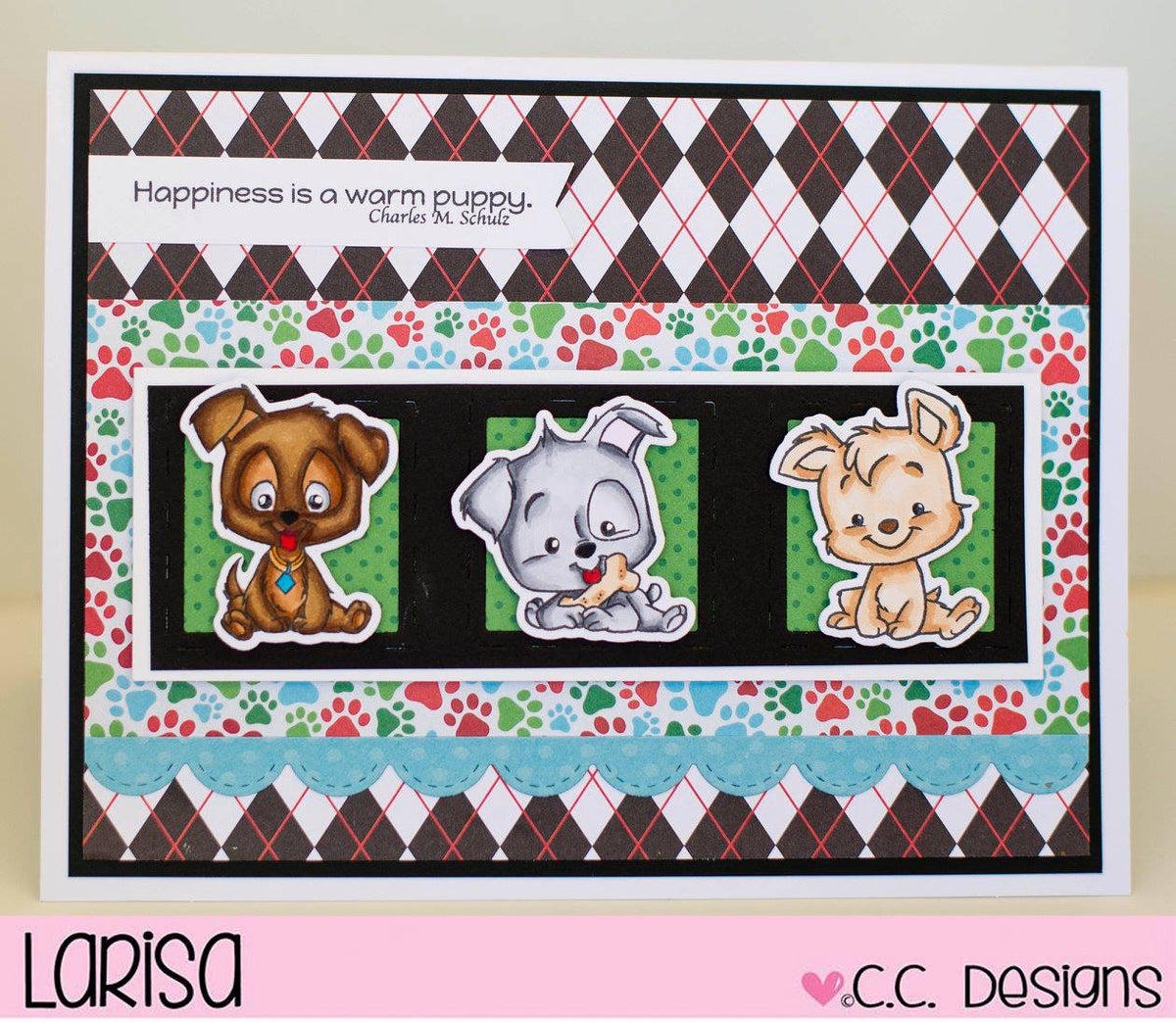 Puppy Power Clear Stamp Set – C.C. Designs Rubber Stamps