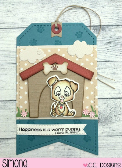 Puppy Power Clear Stamp Set – C.C. Designs Rubber Stamps